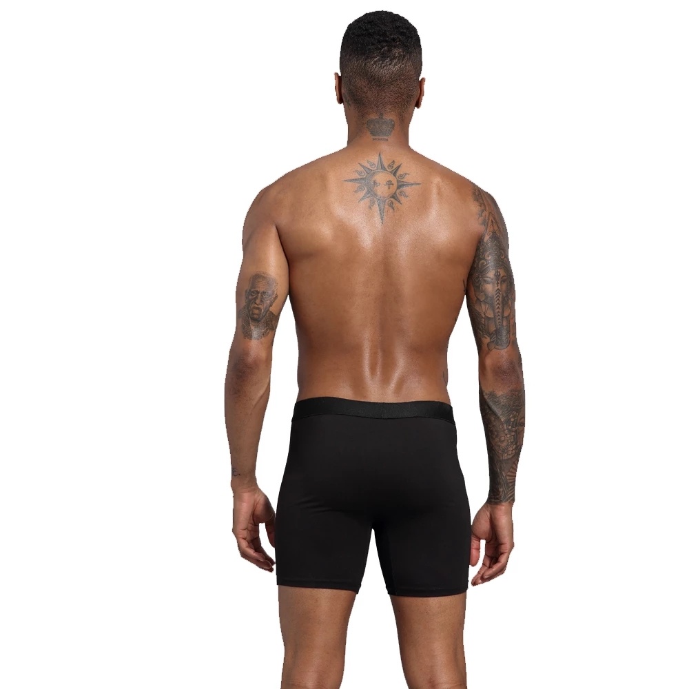 Men's Long Boxer Cotton Anti-rub Plus Size Men Underwear | Shopee Malaysia
