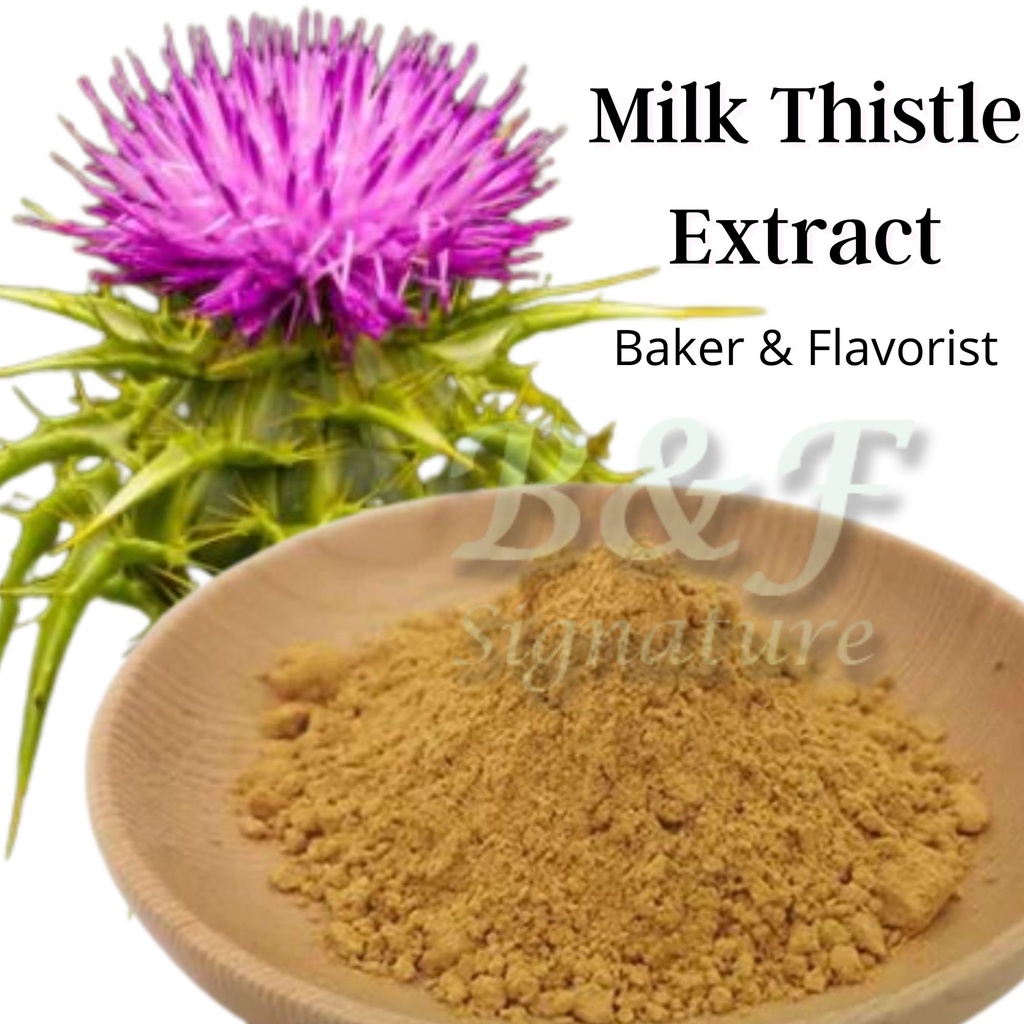 Milk Thistle Powder 100g Silymarin 水飞蓟 Silybum marianum 80% Extract ...