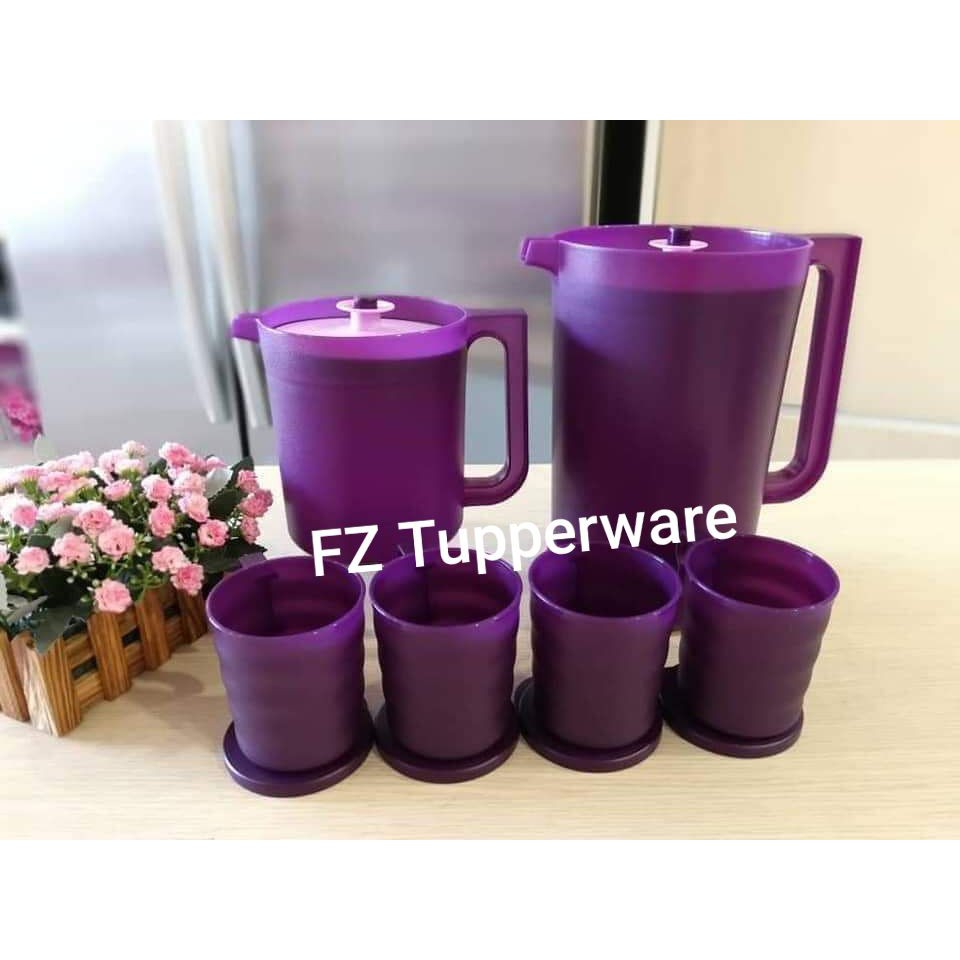 🔥READY STOCK🔥 Tupperware - Purple Royale Pitcher Set | Shopee Malaysia