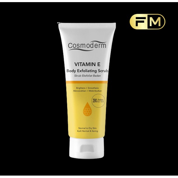 Cosmoderm Vitamin E Body Exfoliating Scrub (125 mL) [EXP: 01/2023 ...