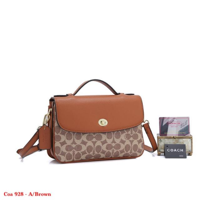 C928 CLASSIC CROSSBODY IN SIGNATURE CANVAS | Shopee Malaysia