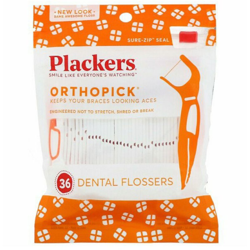 Plackers, Orthopick, Dental Flossers for Braces User, 36 Count | Shopee Malaysia