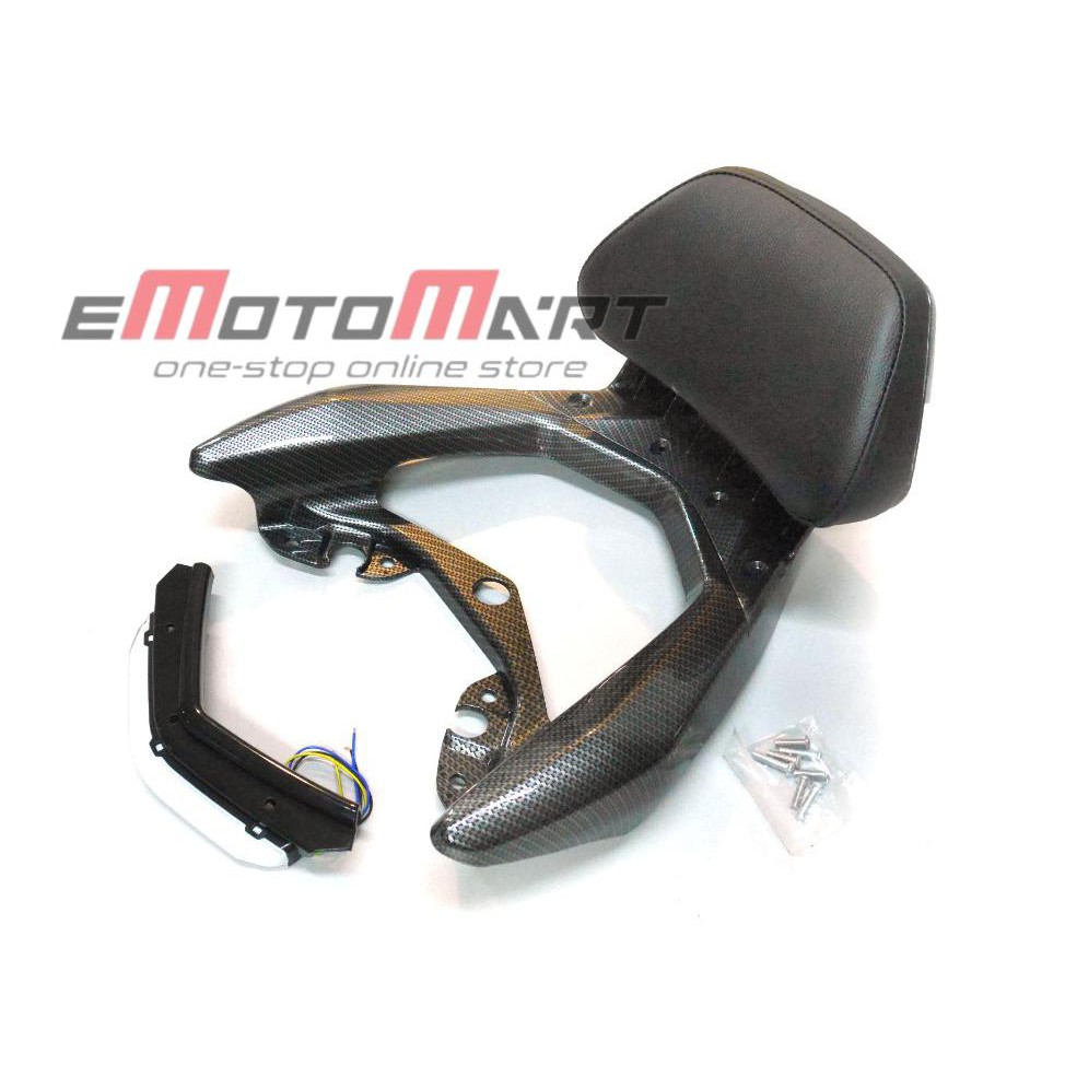 YAMAHA NMAX 2020 Rear Seat Rest Motor Plastic Leather BACK REST SEAT ...