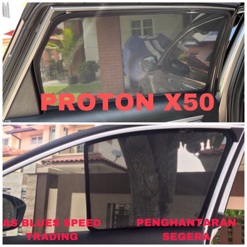 🔥SUN SHADE PROTON X50 4pcs MAGNETIC SET🇲🇾 ANTY UV NEWS | Shopee Malaysia