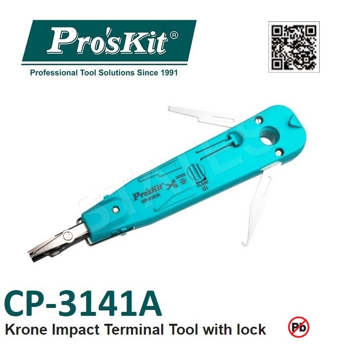 Pro'sKit CP-3141A Krone Impact Terminal Tool with lock | Shopee Malaysia