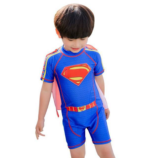 Superhero Superman Swimsuit | Shopee Malaysia