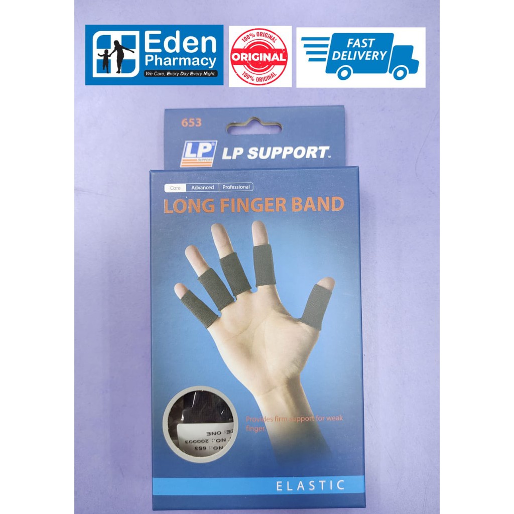LP Support Long Finger Band 653 Elastic ( 5 pieces / set ) | Shopee ...