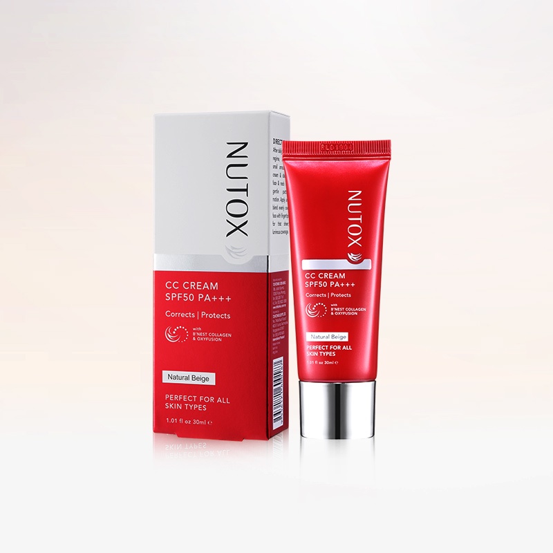 Nutox CC Cream Natural Beige SPF50 PA+++ 30ml | Shopee Malaysia