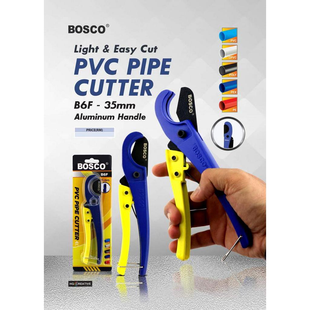 BOSCO Heavy Duty PVC Pipe Cutter 35mm | Shopee Malaysia