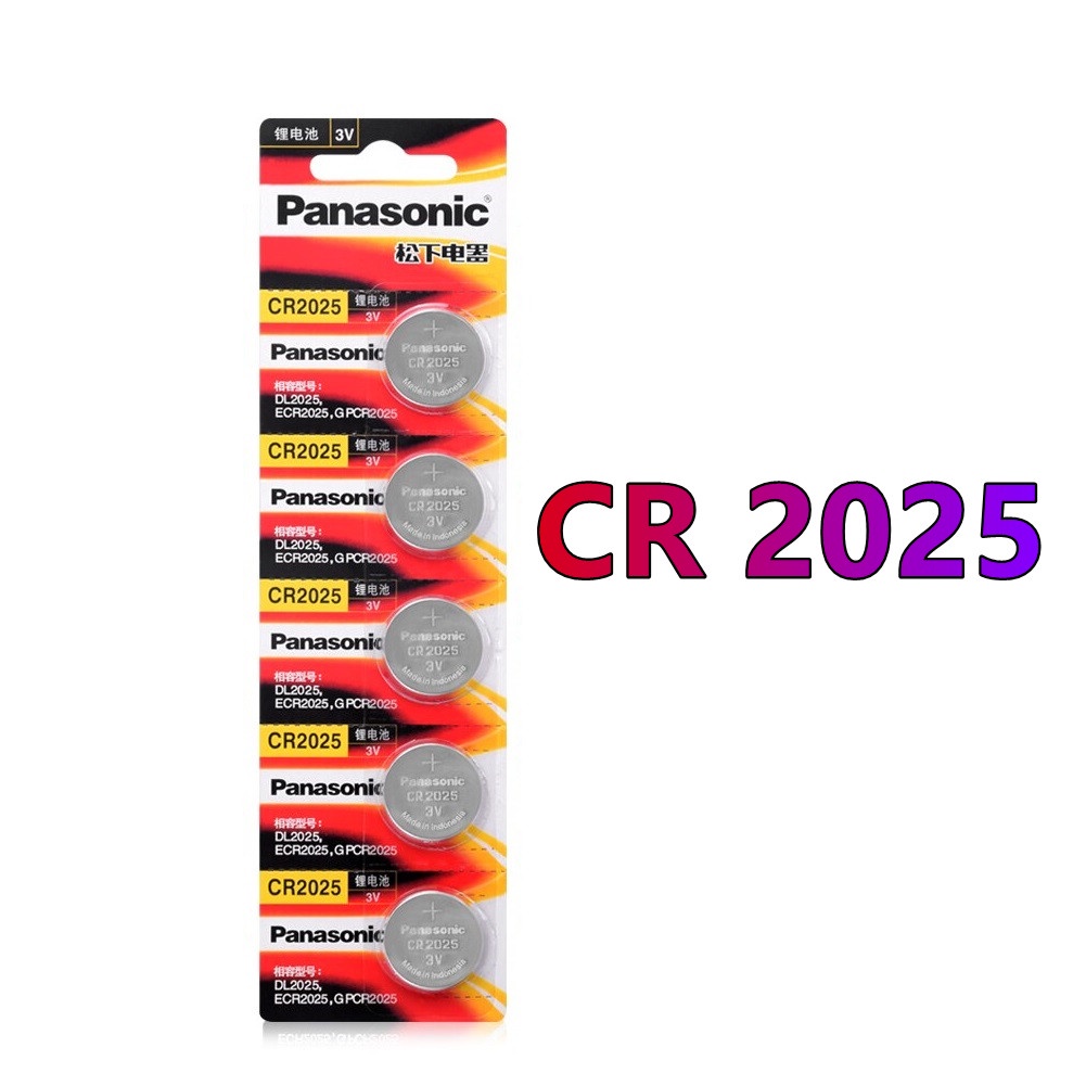 5PCS 1 pack CR2025 DL2025 ECR2025 GPCR2025 3V Lithium Battery For Watch ...