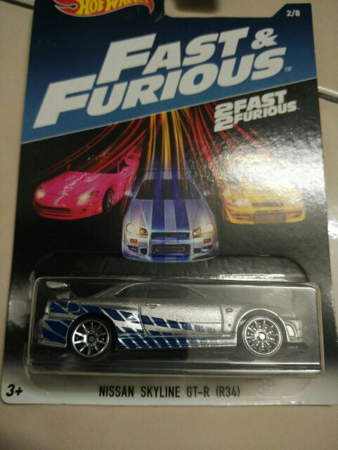Hot Wheels Nissan Skyline GT-R R34 (2F2F) | Shopee Malaysia