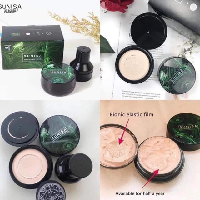 🇲🇾🇲🇾👍 SUNISA mushroom head makeup air cushion moisturizing foundation ...