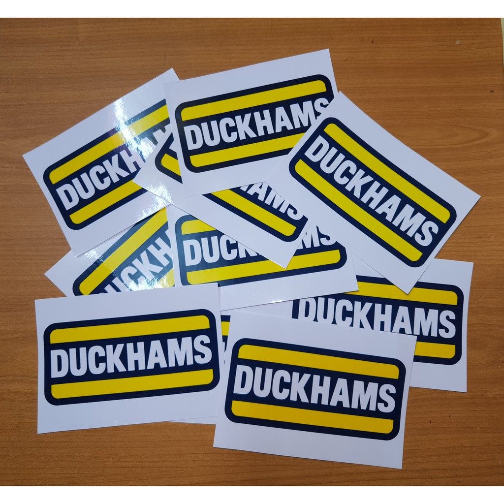 Duckhams Oil High Quality Car Sticker Logo Decal Original New Water ...