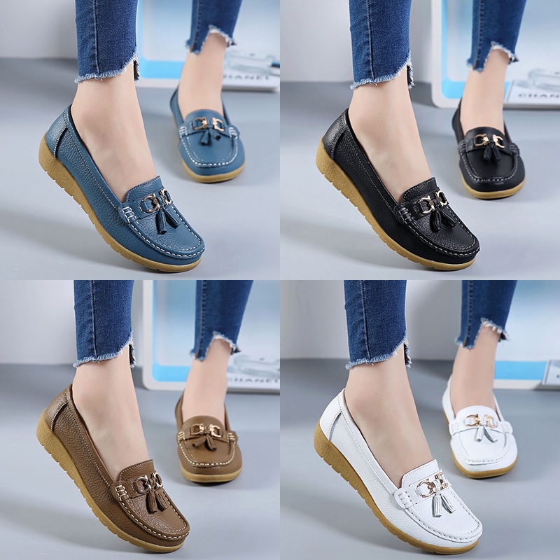 [JINTOHO] [14 Colors] Kasut Perempuan Women's Fashion Loafers Ready ...