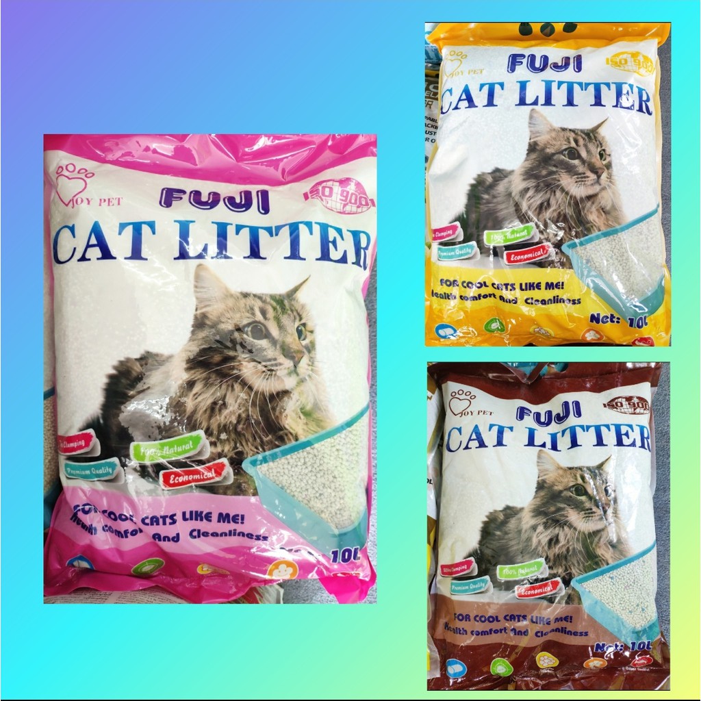 Pasir Kucing Joy Pet Fuji Cat Litter 10L | Shopee Malaysia