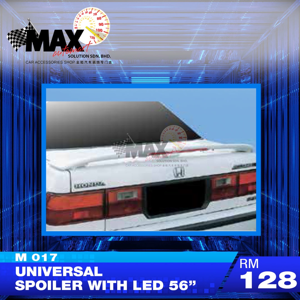 UNIVERSAL M017 SPOILER WITH LED 56 INCH | Shopee Malaysia