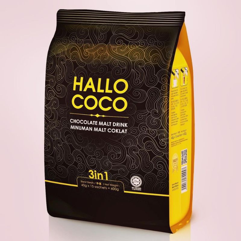 Halal【 Ipoh Chang Jiang Hallo Coco 3in 1长江巧克力口味】600g | Shopee Malaysia
