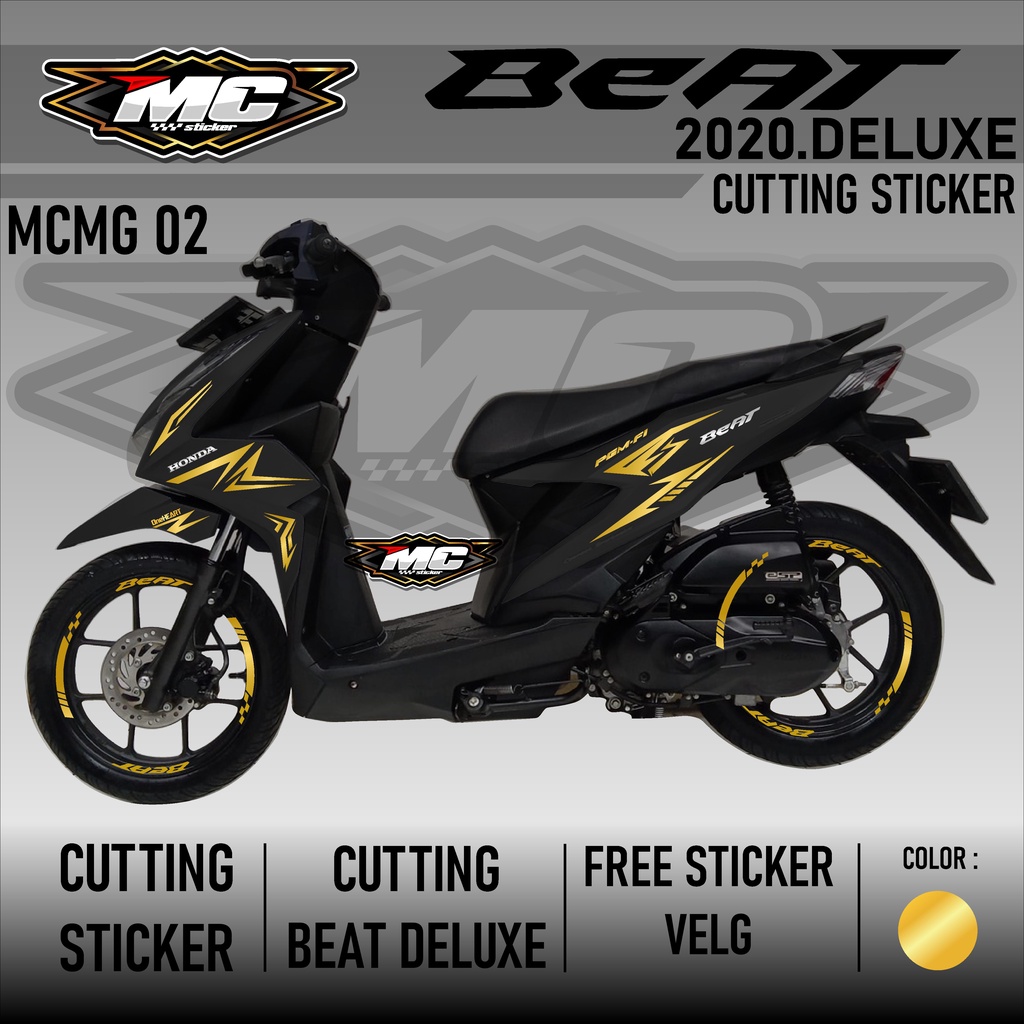 Mc Cutting Sticker Beat Deluxe - Motorcycle Accessories Sticker Honda ...