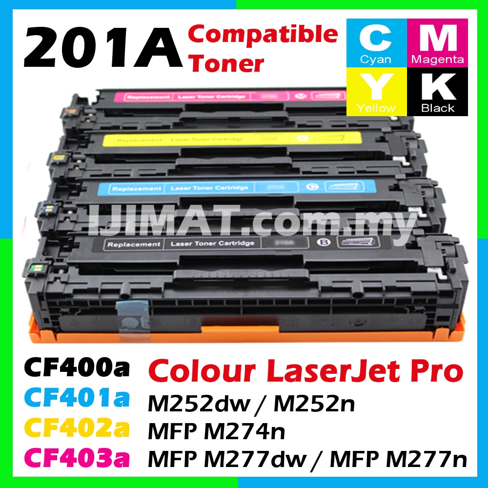 Compatible CF400A CF401A CF402A CF403A HP Color Laserjet Pro M252dw ...