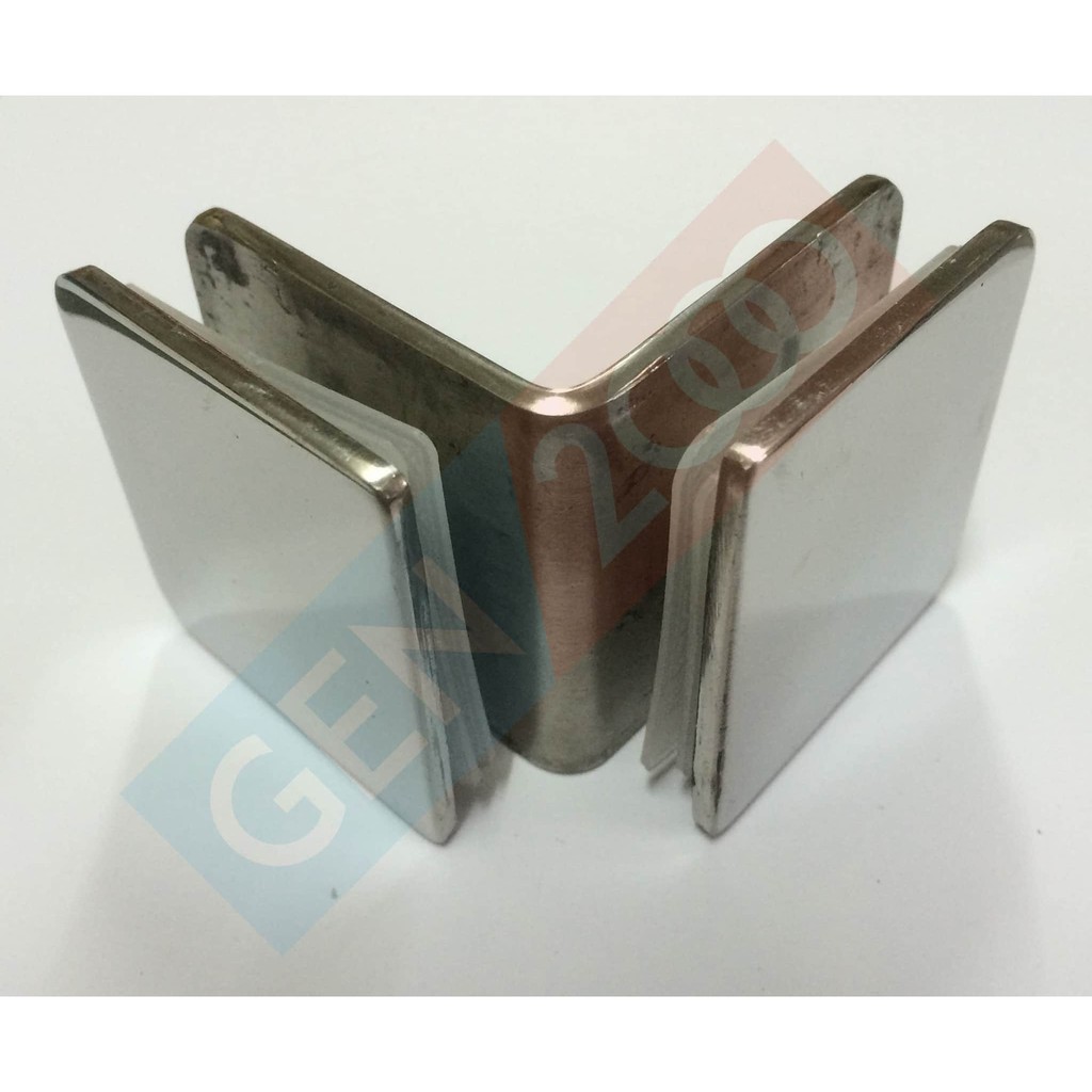 Glass Clip Connector to Glass 90 Degree Angle Glass Clip Connector 90 ...