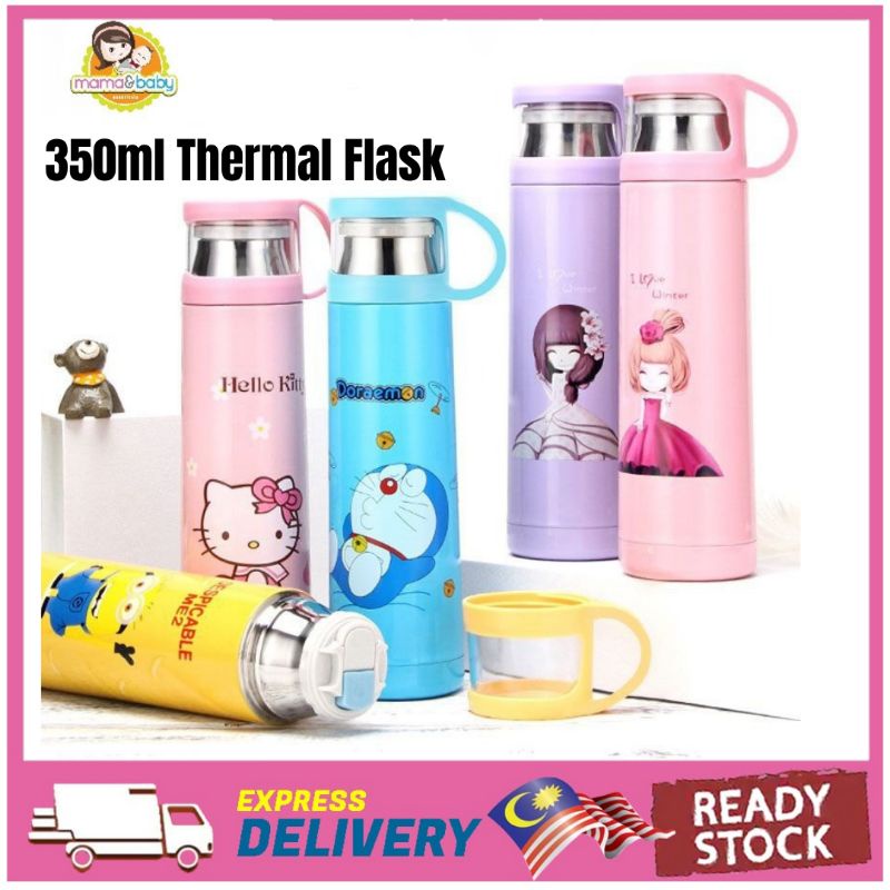 🇲🇾🔥[READY STOCK]🔥350ML Cartoon Vacuum Stainless Steel Flask 卡通真空不锈钢水壶 ...