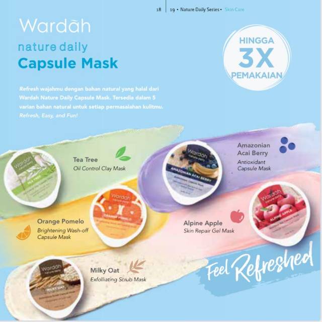 Wardah Nature Daily Capsule Mask 10ml | Shopee Malaysia