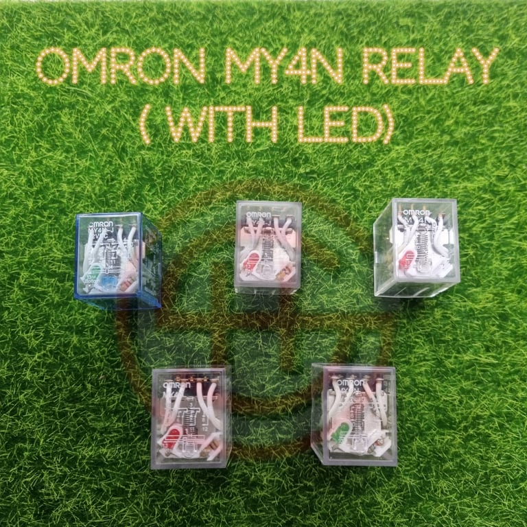 (1 PCS) OMRON MY4N AC 24V 110V 240V/ DC 12V 24V 14PIN RELAY WITH LED ...