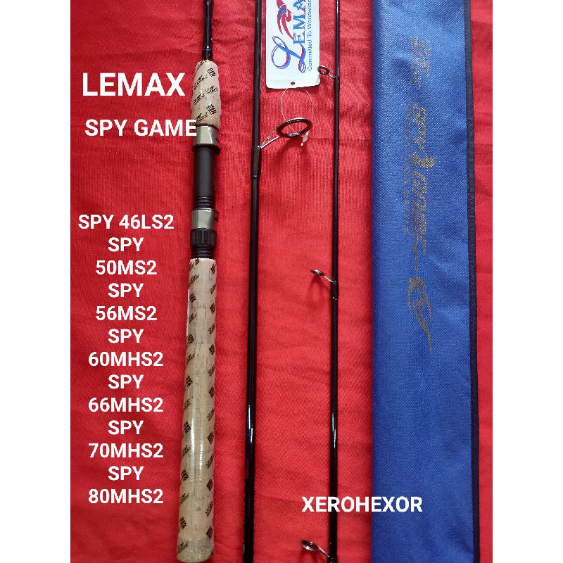 LEMAX SPY GAME SPINNING FISHING ROD | Shopee Malaysia