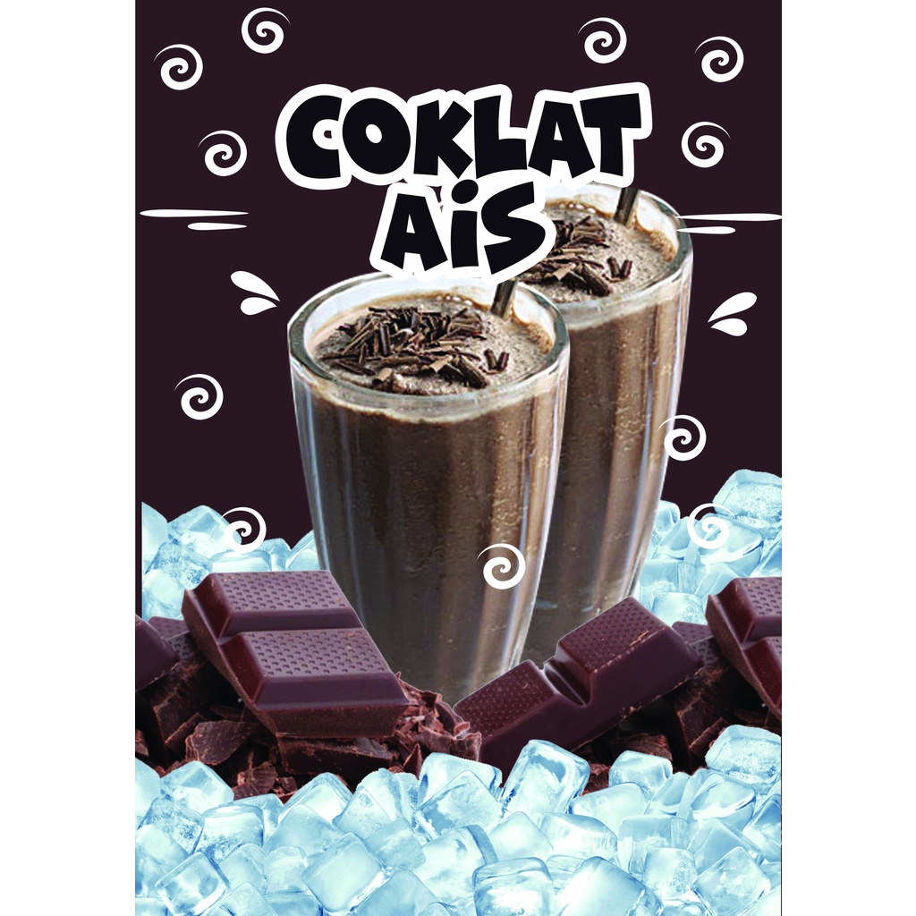 STICKER AIR BALANG SAIZ A4⭐MURAH⭐BOLEH EDIT INFO, AIR JUS BUAH BAZAR ...