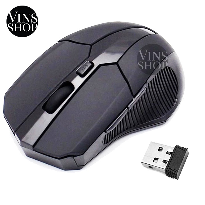 VINS Ergonomic Modern Wireless Mouse USB Optical Mouse Laptop PC Office ...