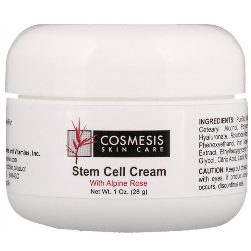 Life Extension Cosmesis Skin Care, Stem Cell Cream, 1 oz (28 g ...