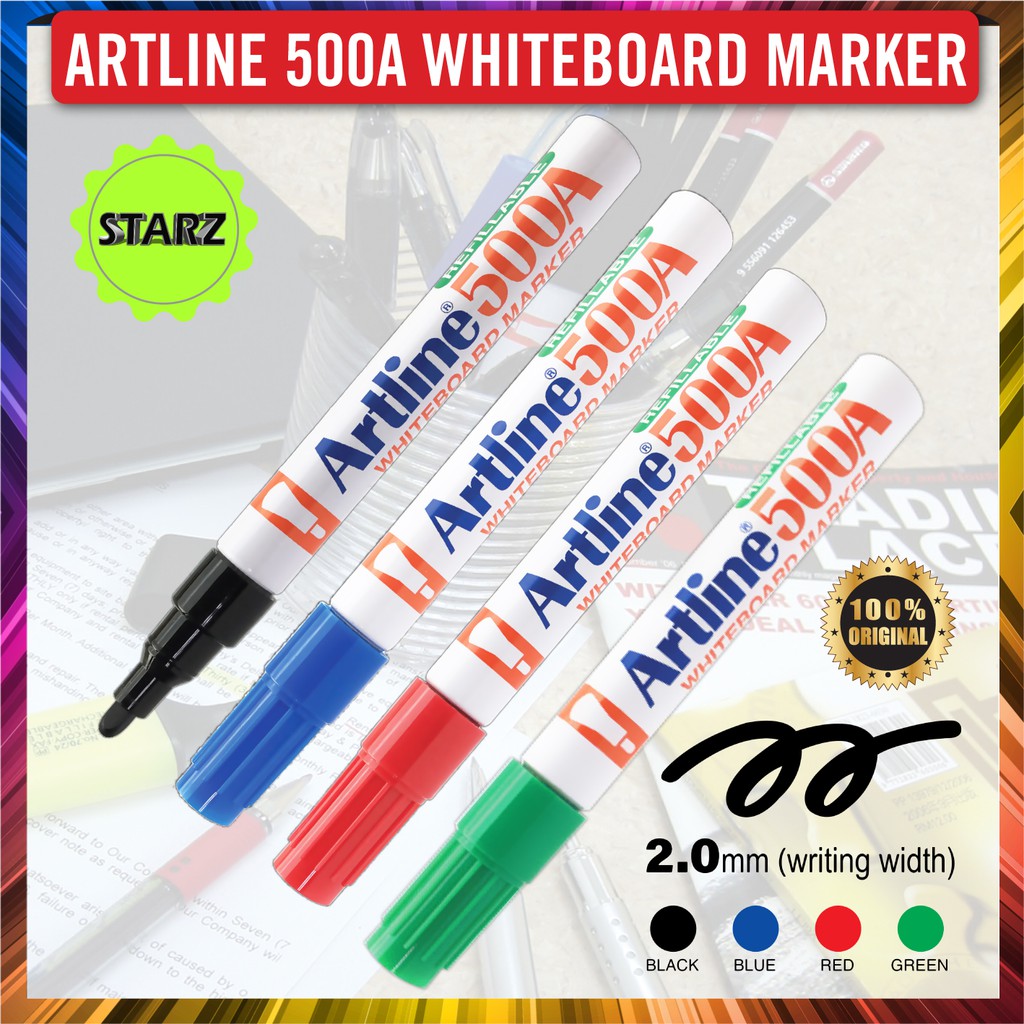 Artline 500A WHITEBOARD MARKER / 2.0mm line width | Shopee Malaysia