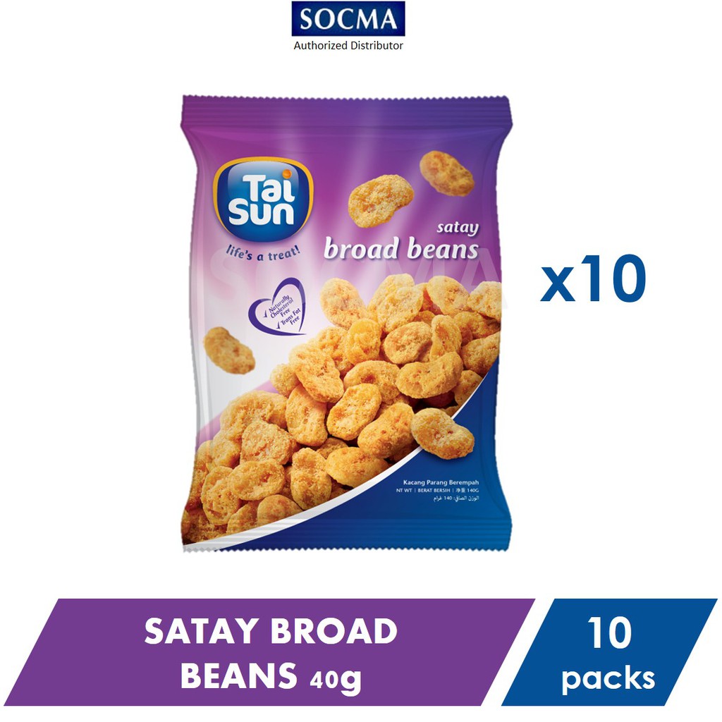 Tai Sun Satay Broad Beans 40g [10] | Shopee Malaysia