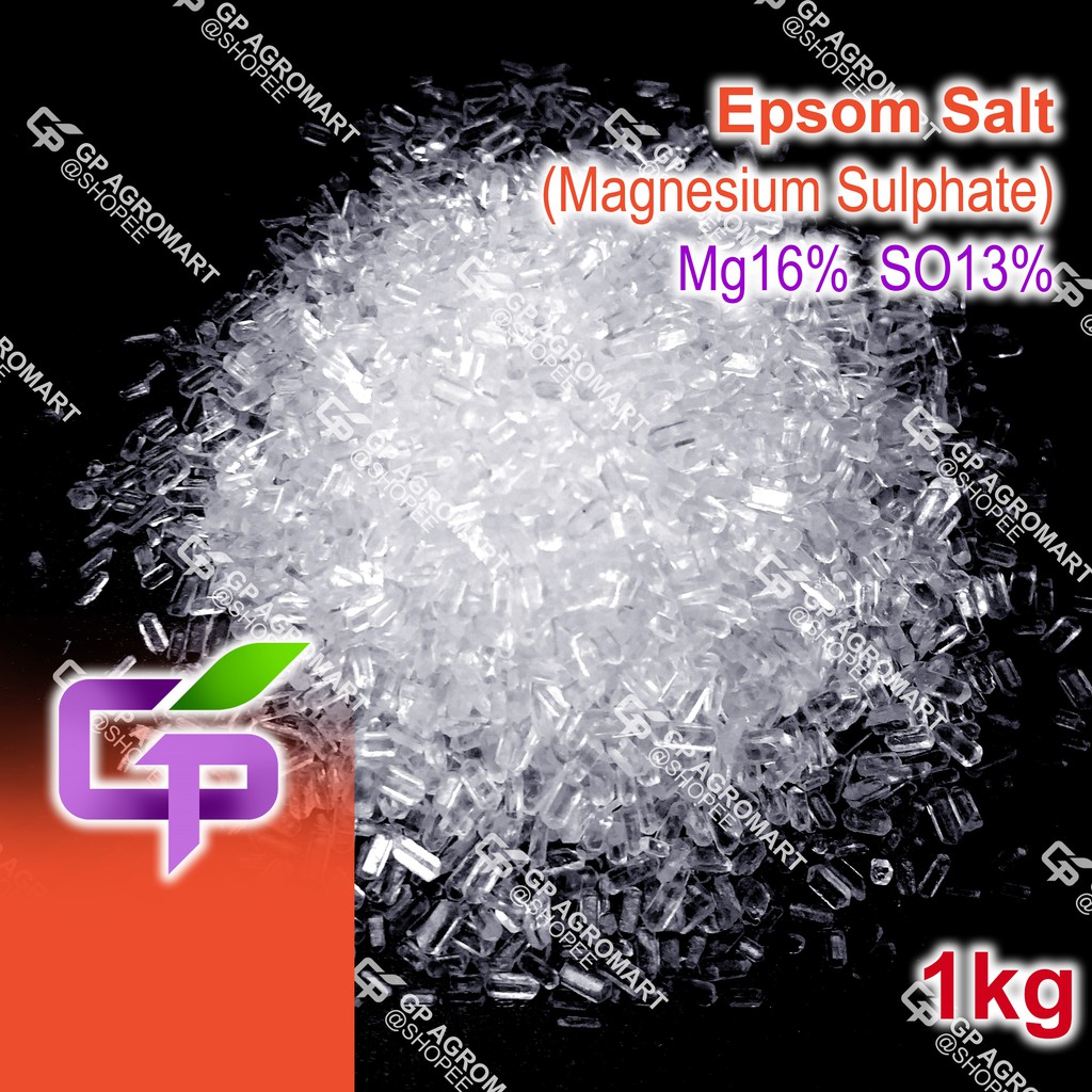 1kg AG MgS Epsom Salt MgO16% SO13% / Magnesium Sulphate / Magnesium ...