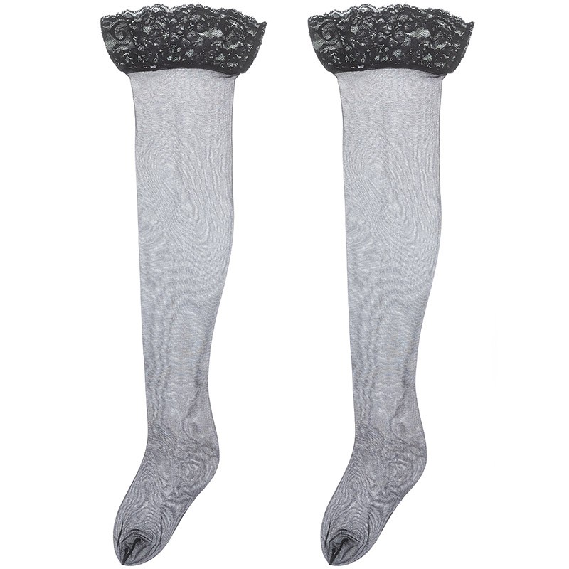 Silk Stockings Transparent Sexy Thigh Ultra-Thin Anti-Snagging Silk ...