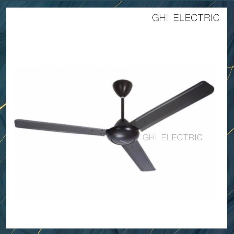 Khind CF613 Black Ceiling Fan (Buatan Malaysia) | Shopee Malaysia