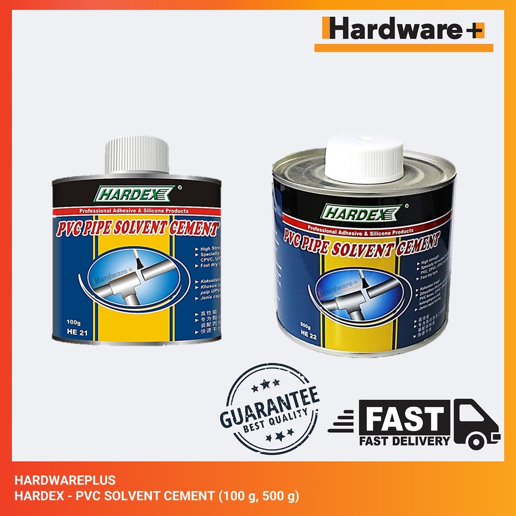 [HARDWAREPLUS] HARDEX 100G / 500G PVC Solvent Cement - Professional ...
