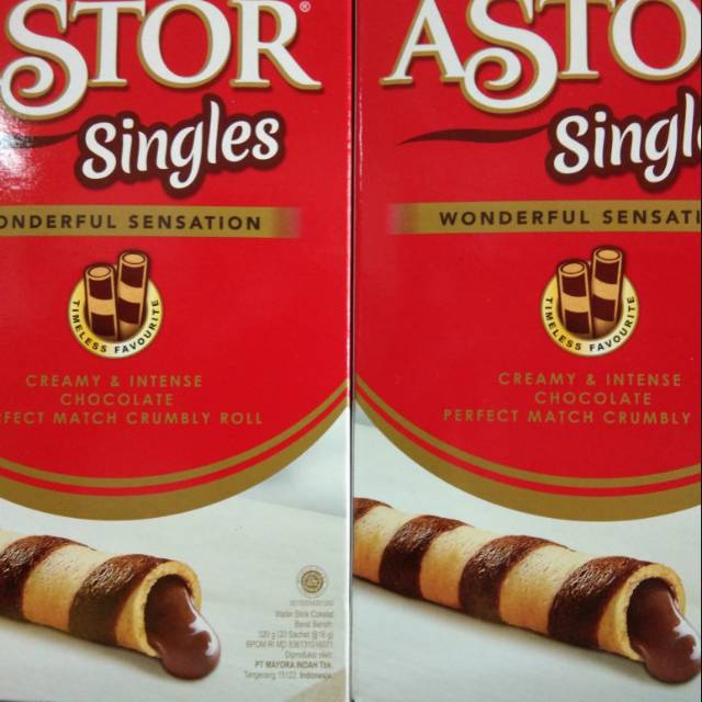 Astor Mayora Wafer Stick Roll Box contains 20 | Shopee Malaysia