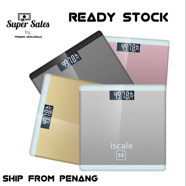 Iscale SE Electronic Body Weigh Measuring Scale With LCD Display ...