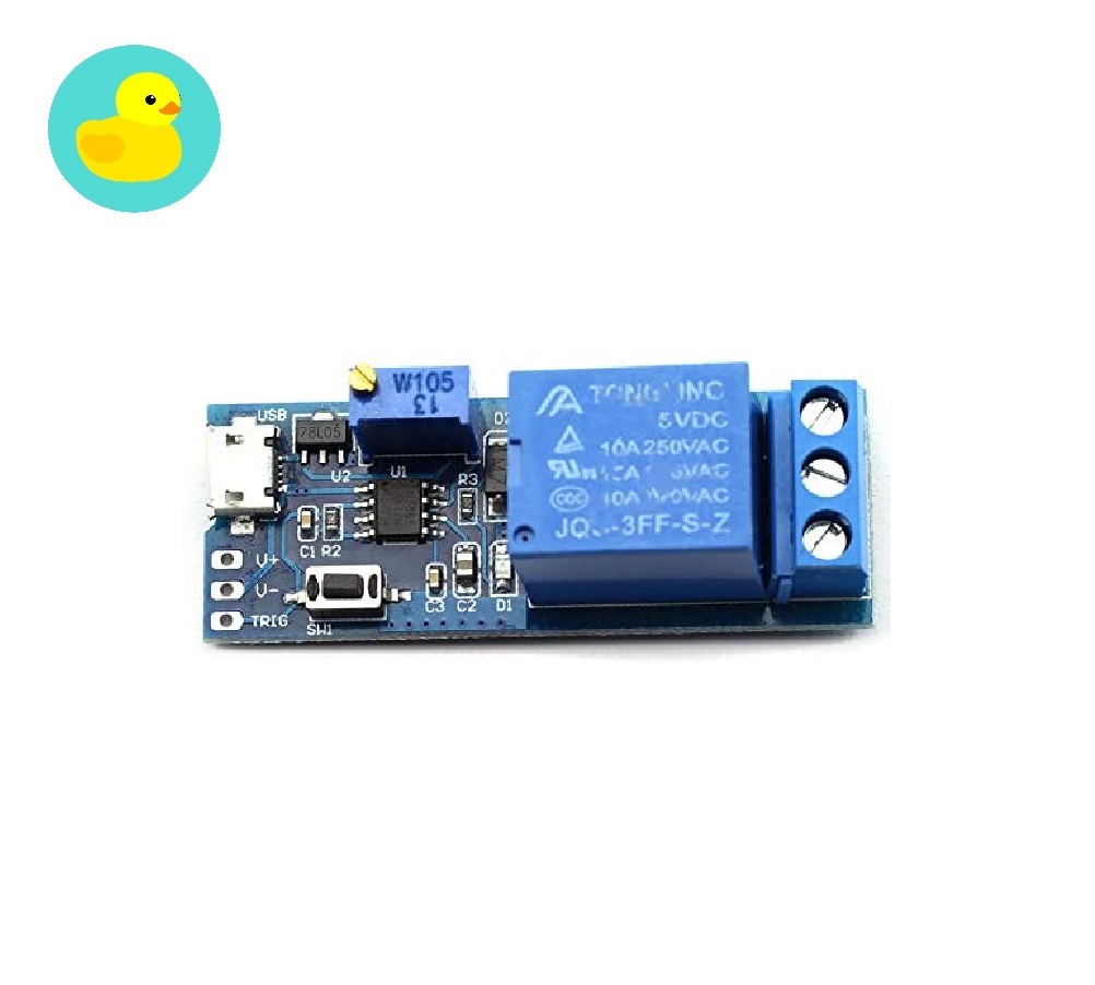 5v 30v Trigger Relay Module With Delay Timer Max 24s Shopee Malaysia