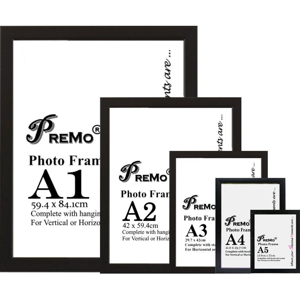 PREMO MODERN A3 A2 A4 A5 Poster Certificate Photo Frame | Shopee Malaysia