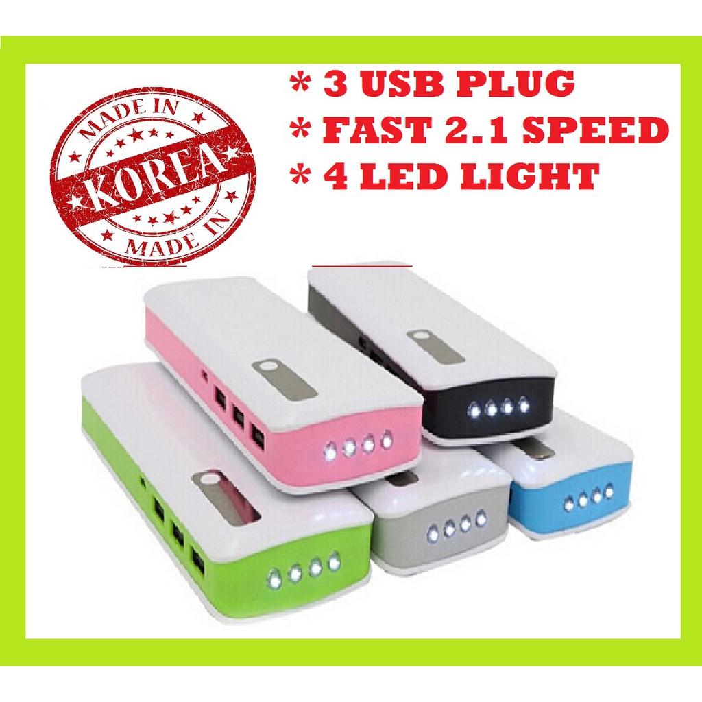 IMPORT KOREA powwr bank / powerbank battery 15000mah ( 3 years warranty ...