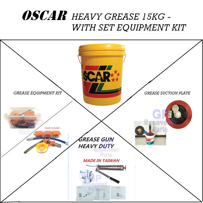 OSCAR HEAVY GREASE 15KG / WITH ADD ON DEAL (OPTIONAL) | Shopee Malaysia