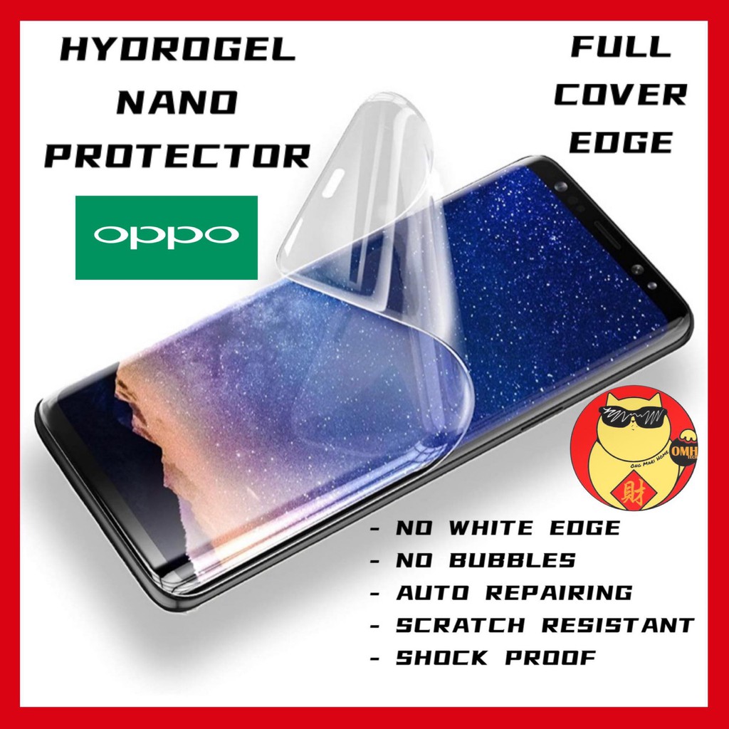OPPO R9/R9 PLUS/R9S PLUS/R11/R11 PLUS/R11S/R11S PLUS/HYDROGEL/NANO ...