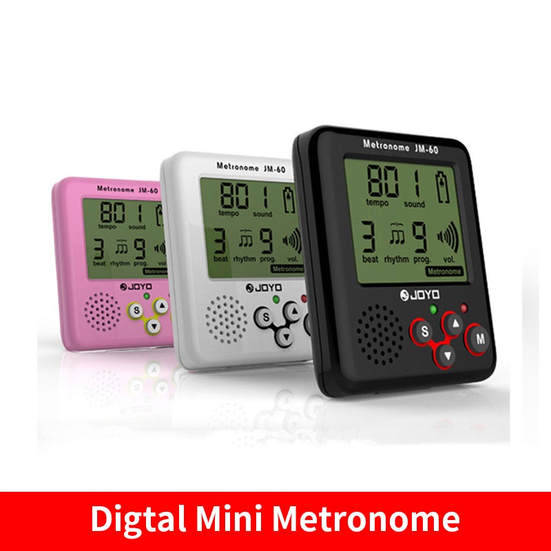 JOYO JM-60 Digital Mini Metronome Electronic Metronome Tone Generator ...
