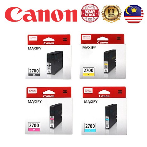 Tangki Ink Canon PGI-2700 PGI-2700XL INK TANK FOR MAXIFY iB4070/ iB4170 ...