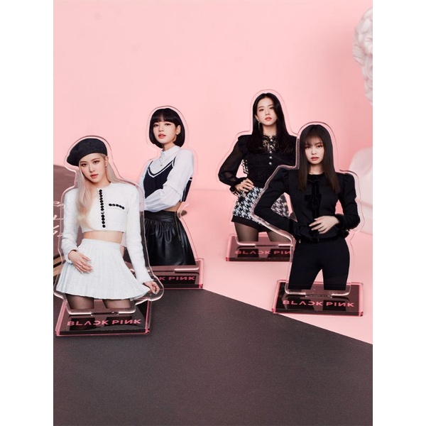 Black Pink acrylic Stop Sign Stand up | Shopee Malaysia