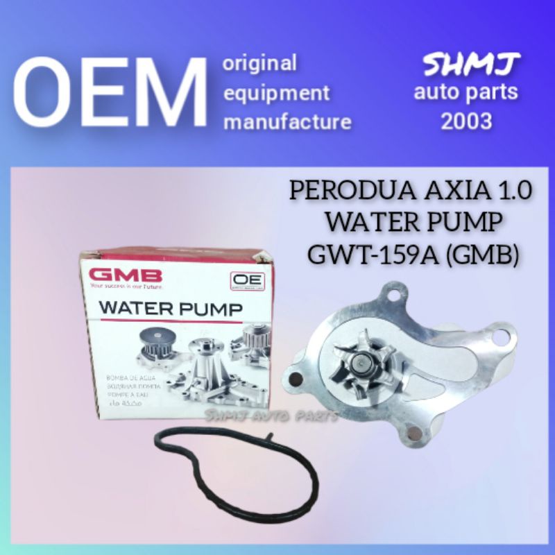 PERODUA AXIA 1.0 WATER PUMP GMB (GWT-159A) | Shopee Malaysia