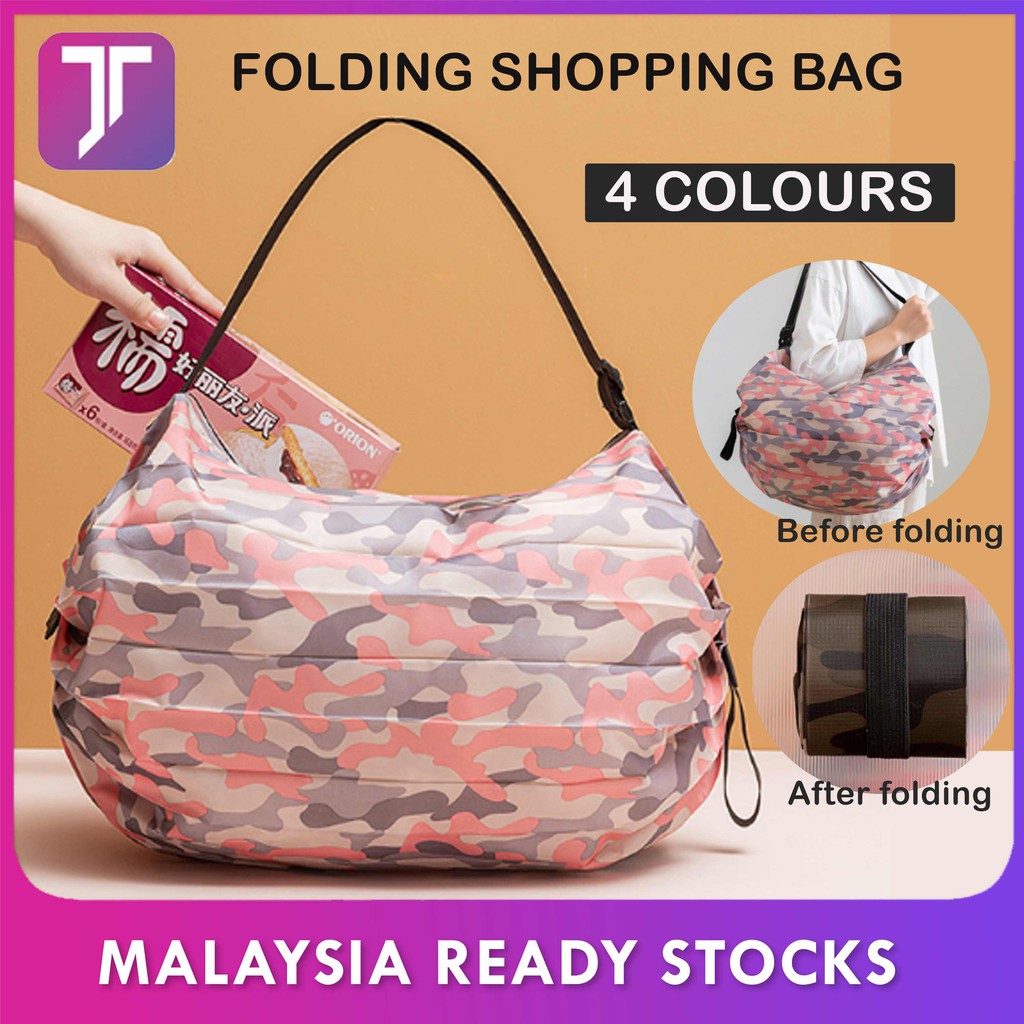 Shopping Bag Foldable Recycle Foldable Bag Eco Friendly Beg Pasar ...