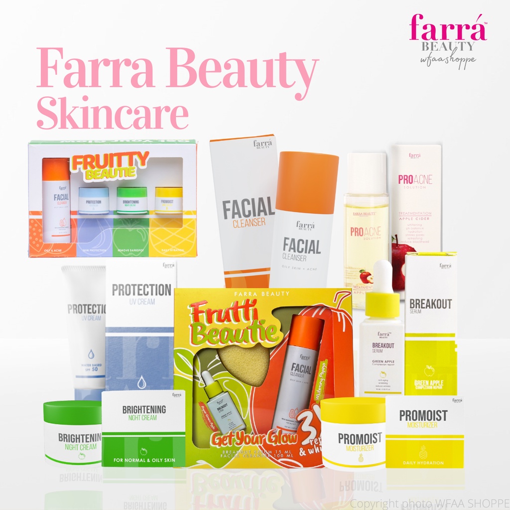FARRA BEAUTY Skincare Fruitty Beautie 4 in 1 | Shopee Malaysia